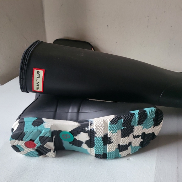 Hunter | Shoes | Hunter Original Tall Color Splash Boot Sz8 Nwot Box ...